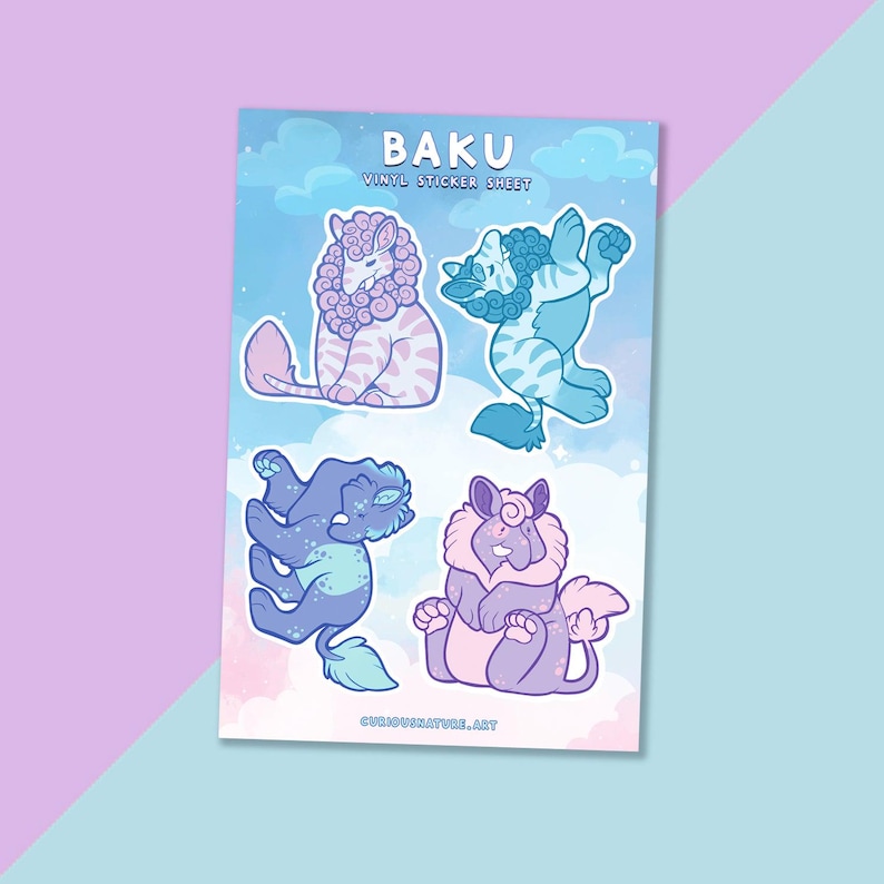 Baku Dream Team • Sticker Sheet - Etsy