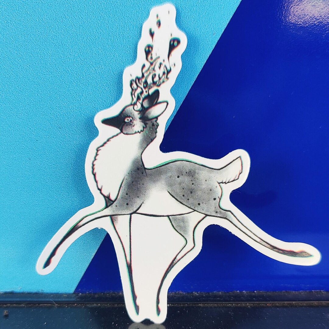 Void Deer • Vinyl Sticker - Etsy