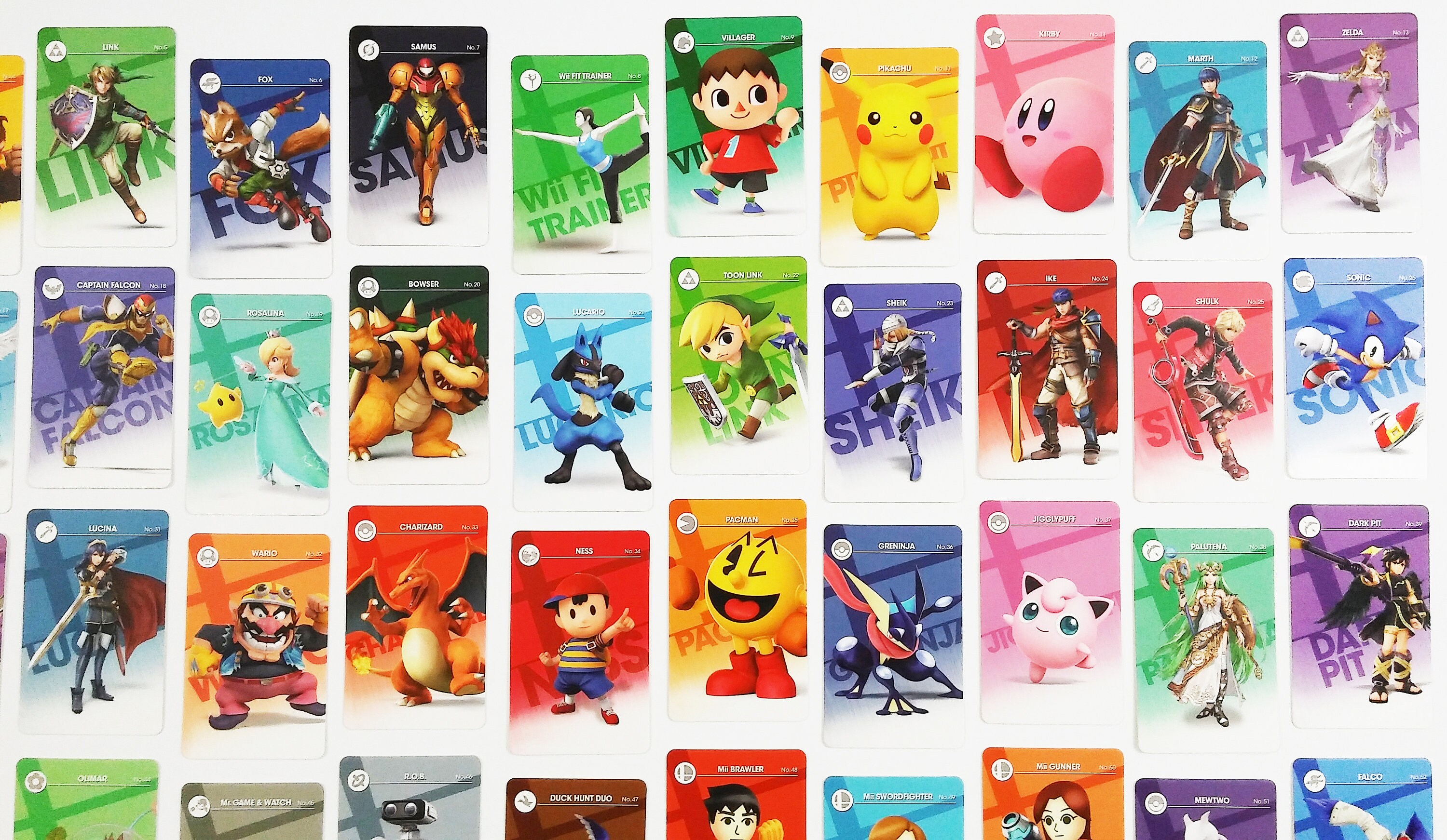 YOU CHOOSE All 84 Super Smash Bros Ultimate amiibo Cards with | Etsy
