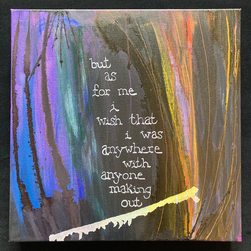 Song Lyric Art - Etsy UK