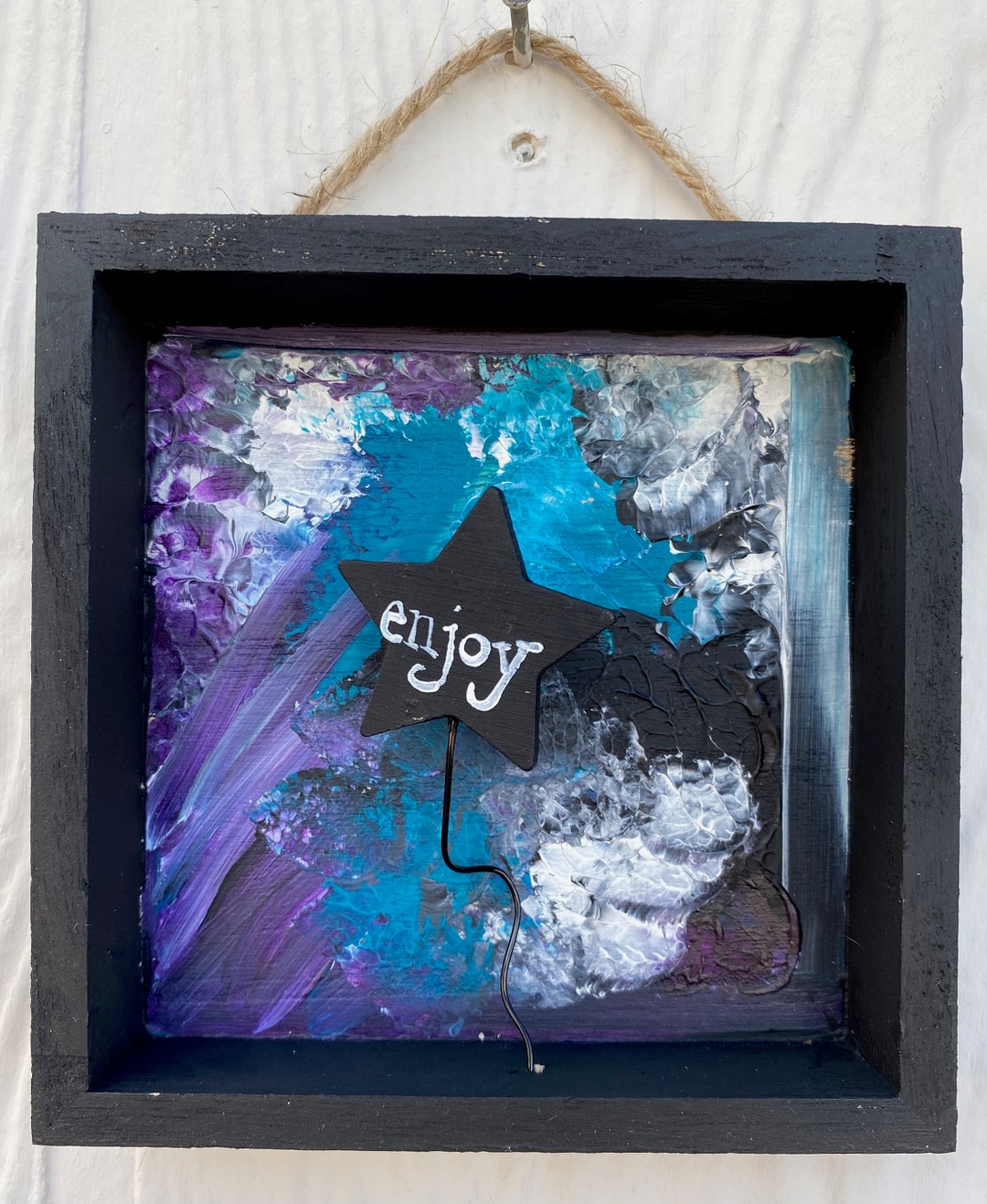 One Word Art 2024 Word of the Year Just One Word Inspiration enjoy ...