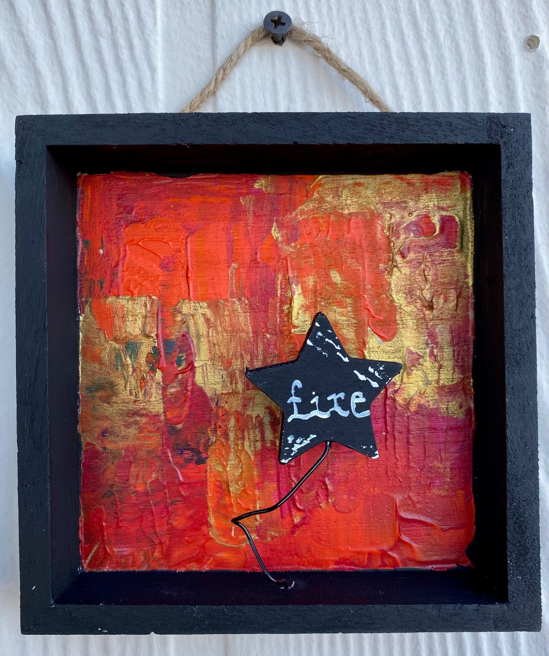 One Word Art 2024 Word of the Year Just One Word Inspiration fire ...