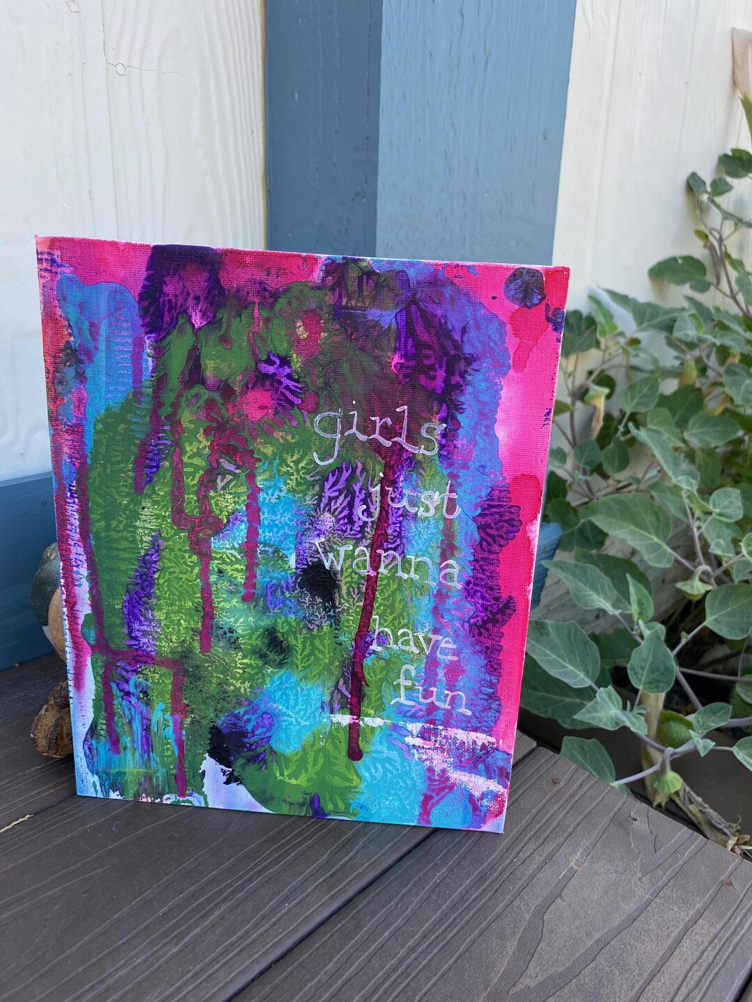 Just Wanna Have Fun | 1980’s Song Lyric Abstract Art | Cyndi Lauper ...