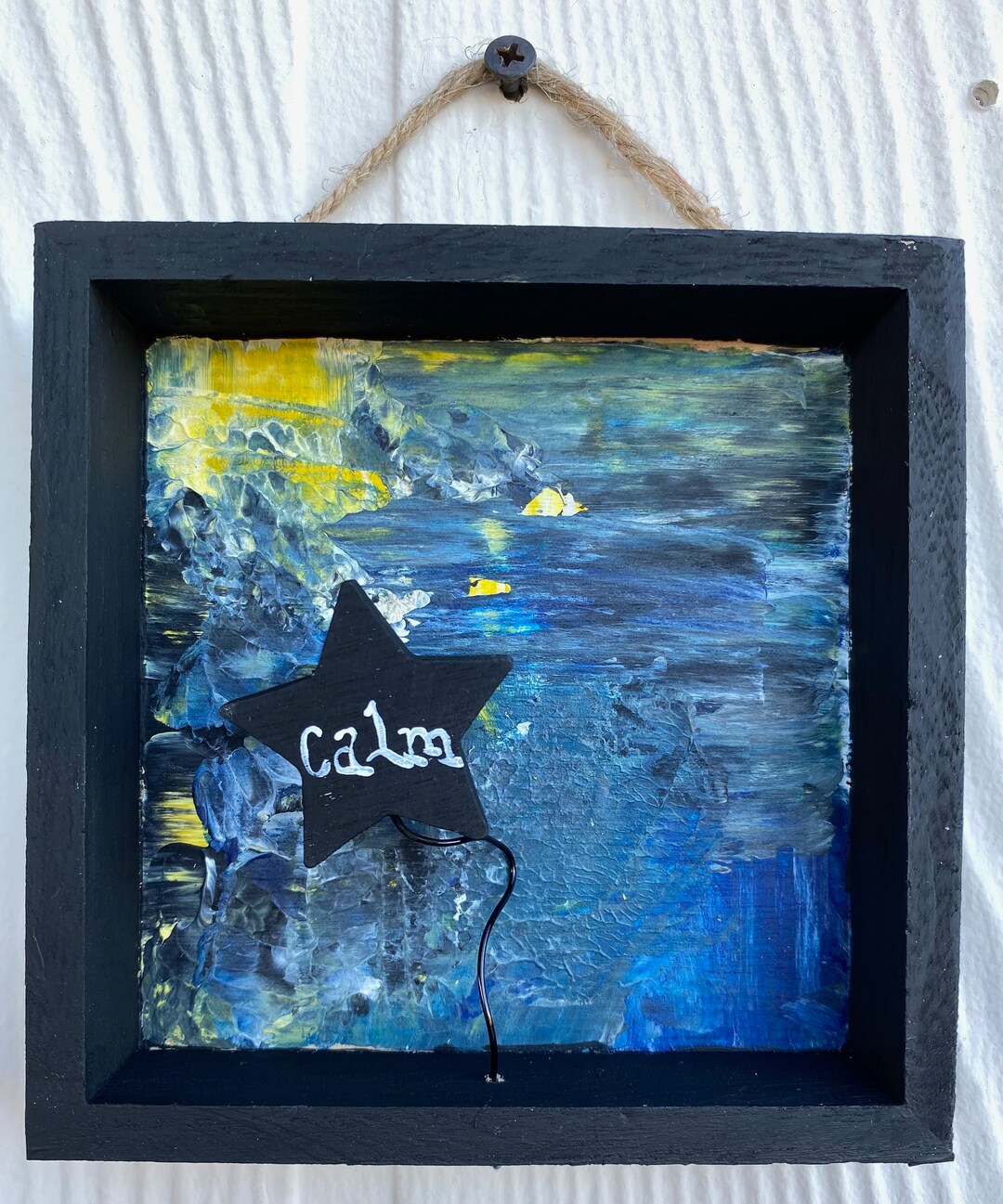 One Word Art 2024 Word of the Year Just One Word Inspiration calm ...