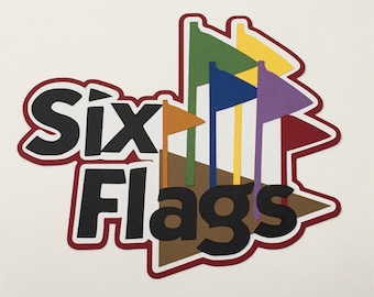 Six flags | Etsy
