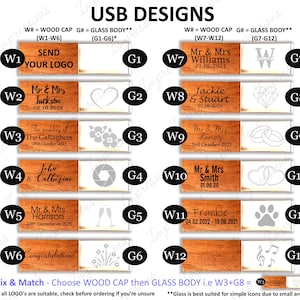 Engraved Crystal Maple Light Wooden USB 3.0 Logo Laser Etched ...