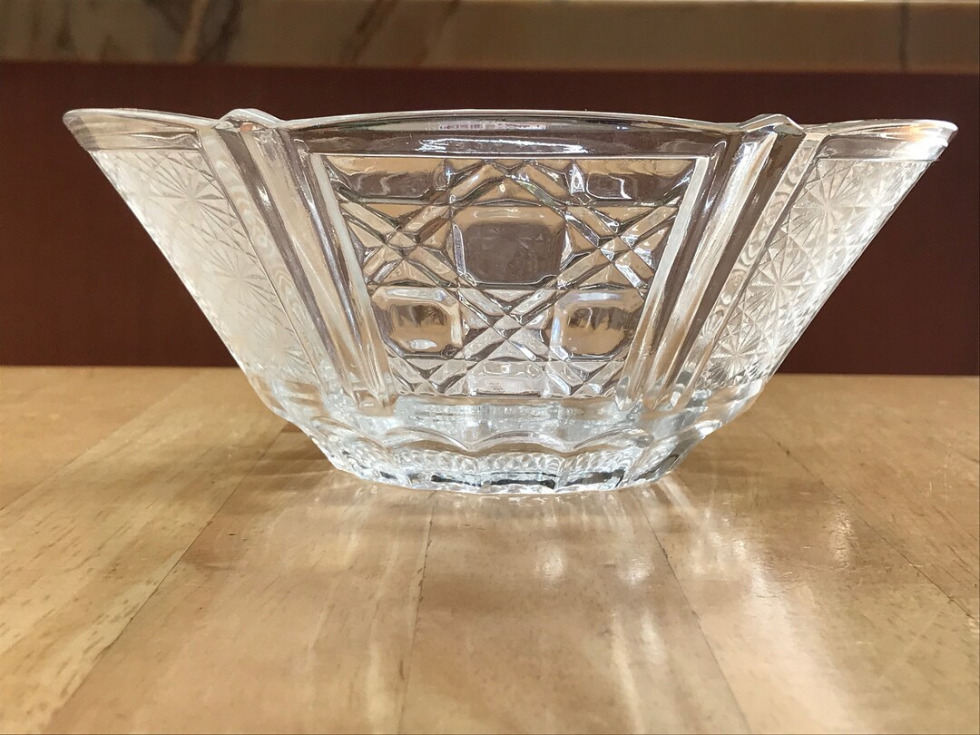 Vintage Crystal Centerpiece Bowl From Crystal Galleries -- New - Etsy