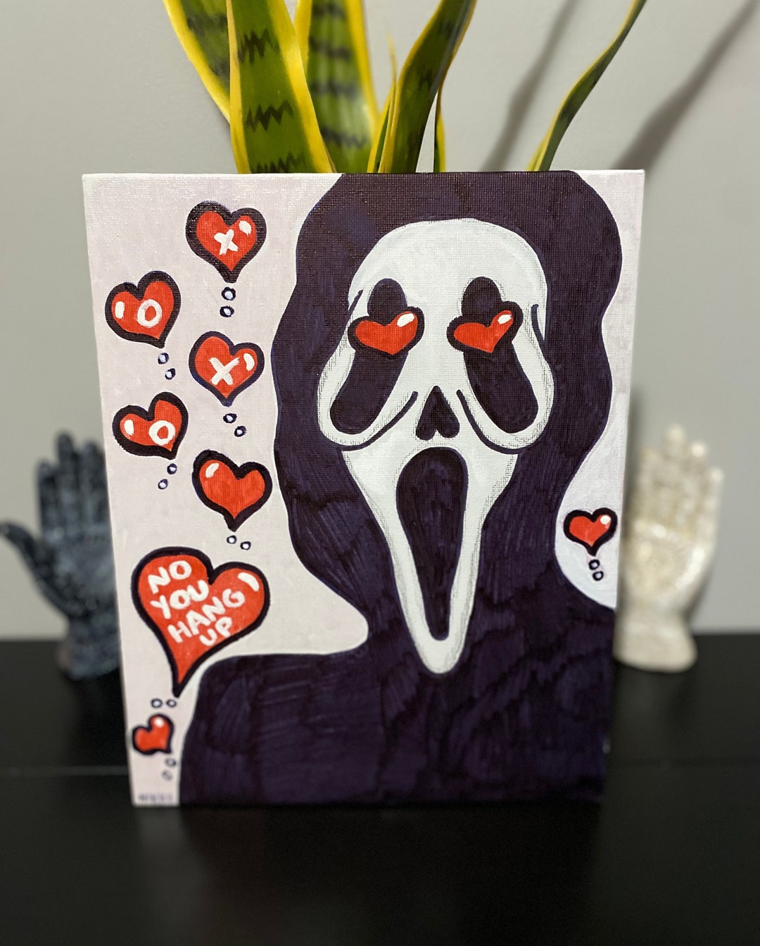 Ghostface Scream Painting - Etsy