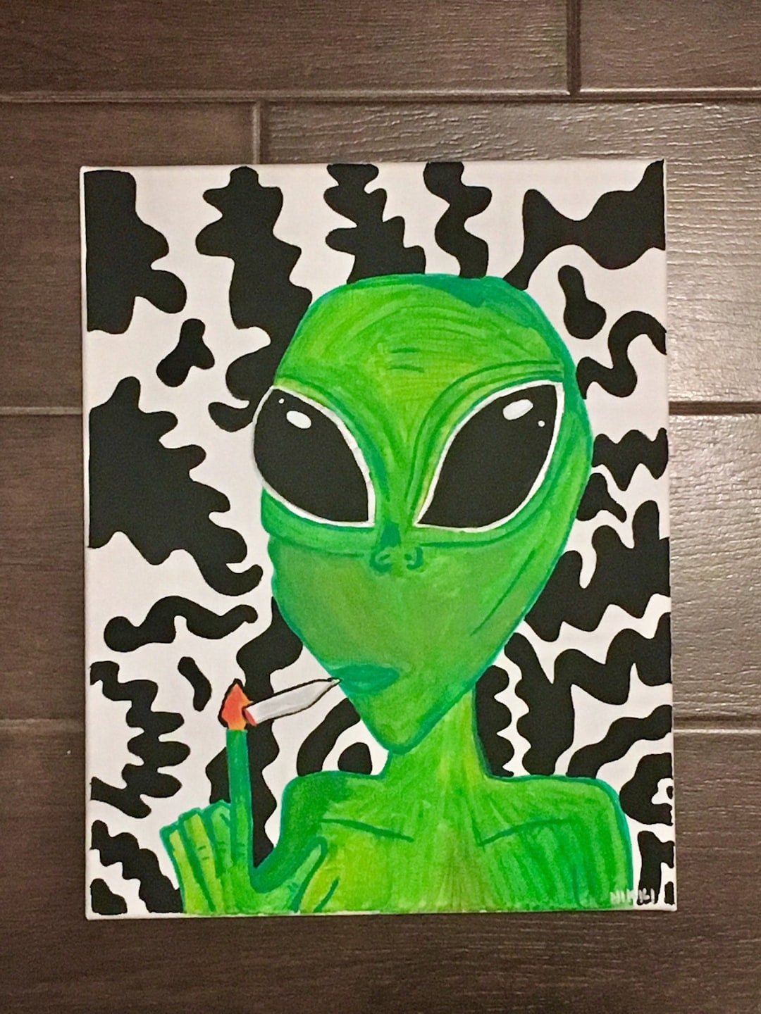 Alien Painting - Etsy