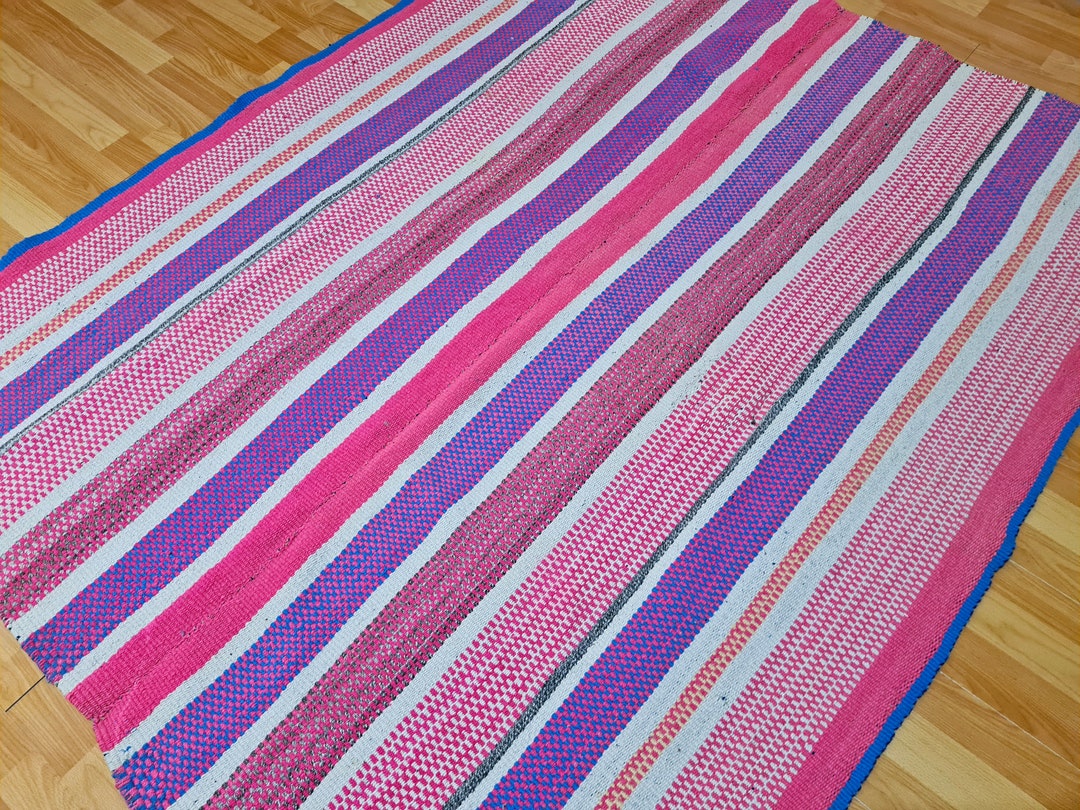 Peruvian Colorful Blanket / Carpet / Rug / Frazada / Handmade - Etsy
