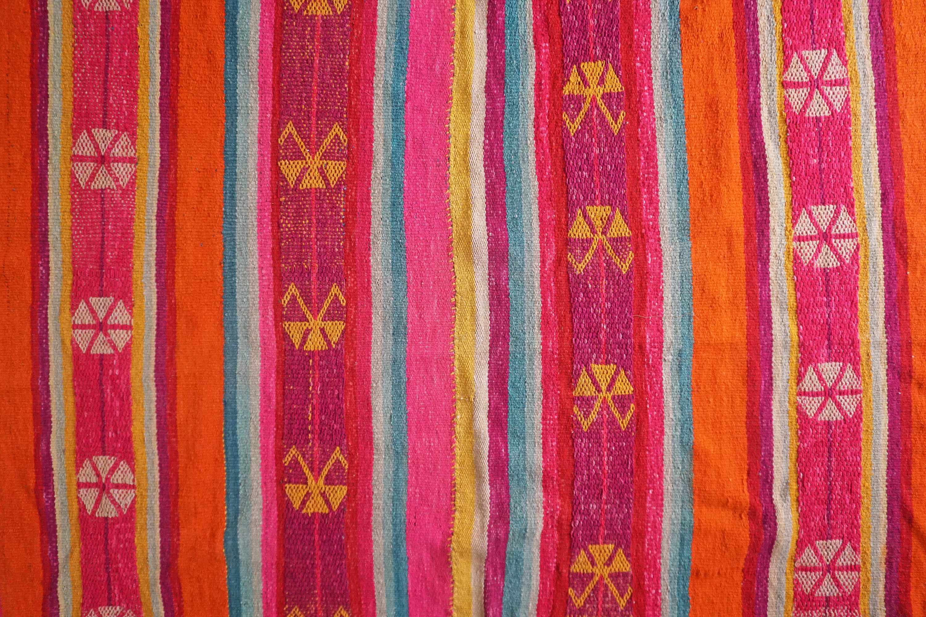 Manta de colores peruanos / patrones andinos peruanos / | Etsy