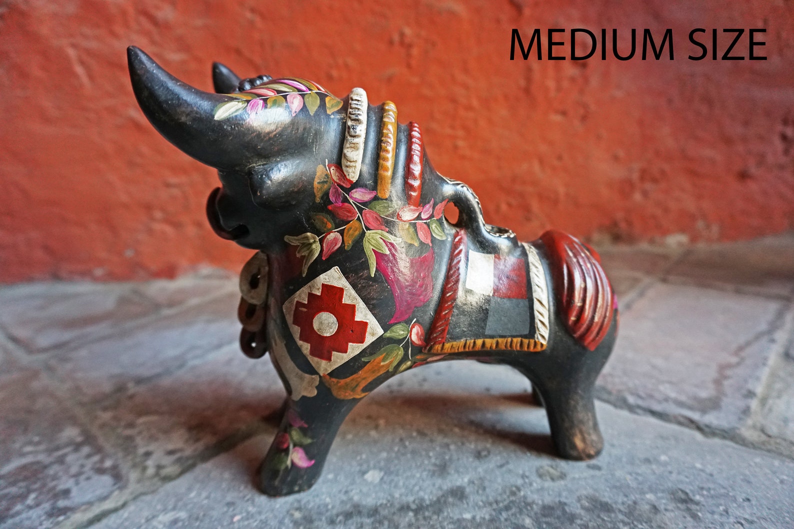 Toro Pucará Vintage / Toro Peruano Viejo / Torito de Pucará / - Etsy España