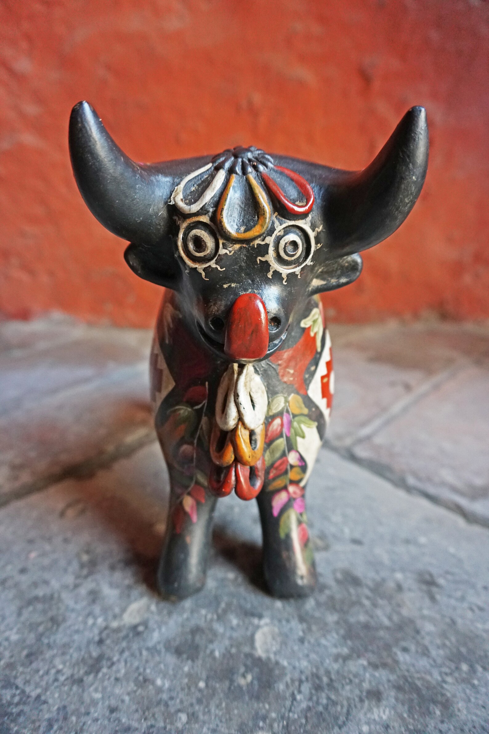 Toro Pucará Vintage / Toro Peruano Viejo / Torito de Pucará / - Etsy España
