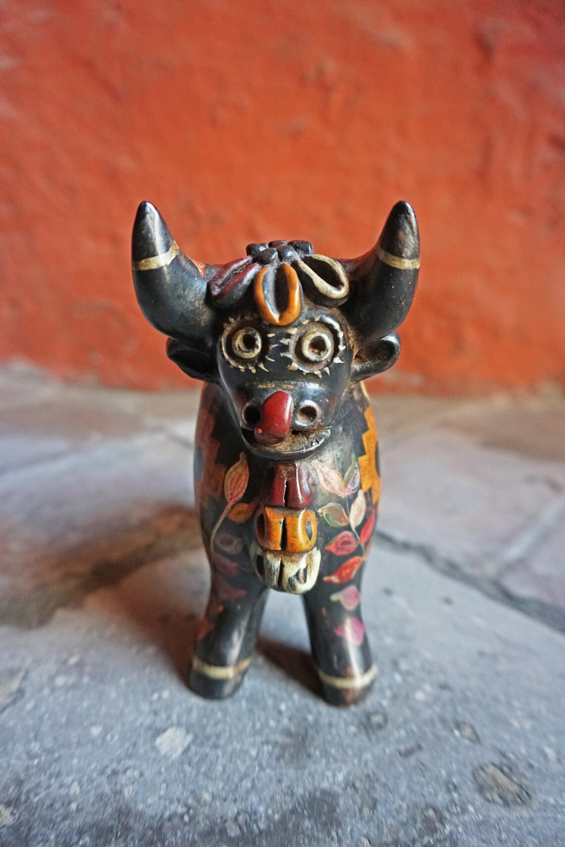 Toro Pucará Vintage / Toro Peruano Viejo / Torito de Pucará / | Etsy España