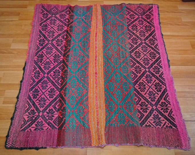 Peruvian Blanket Made of Sheep Wool / Carpet / Rug / Frazada / Handmade ...