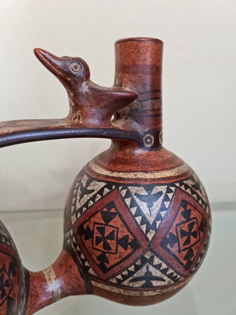 Huaco Silbador Peruvian Woodpecker Whistling Vessel Bird | Etsy