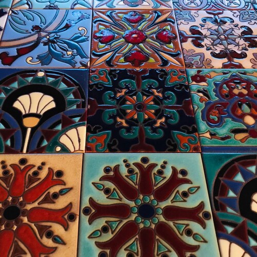 The 6x6 Tile SAMPLER MIX 10 Pieces of Gorgeous Mixed Patterns - Etsy