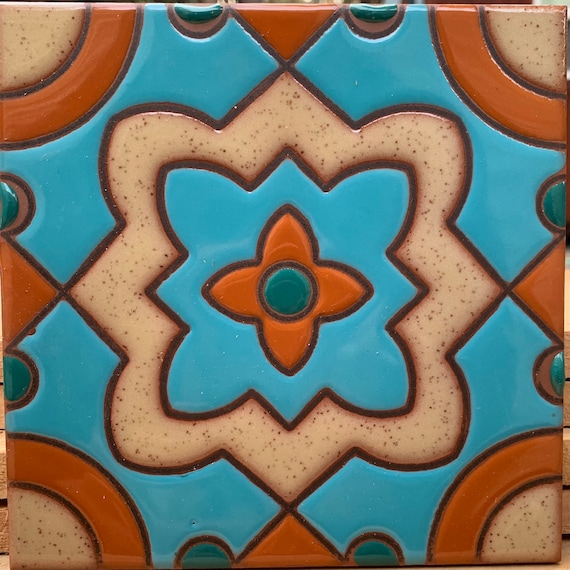 Hand Painted Decorative Tile Indoor or Outdoor Installation - Etsy