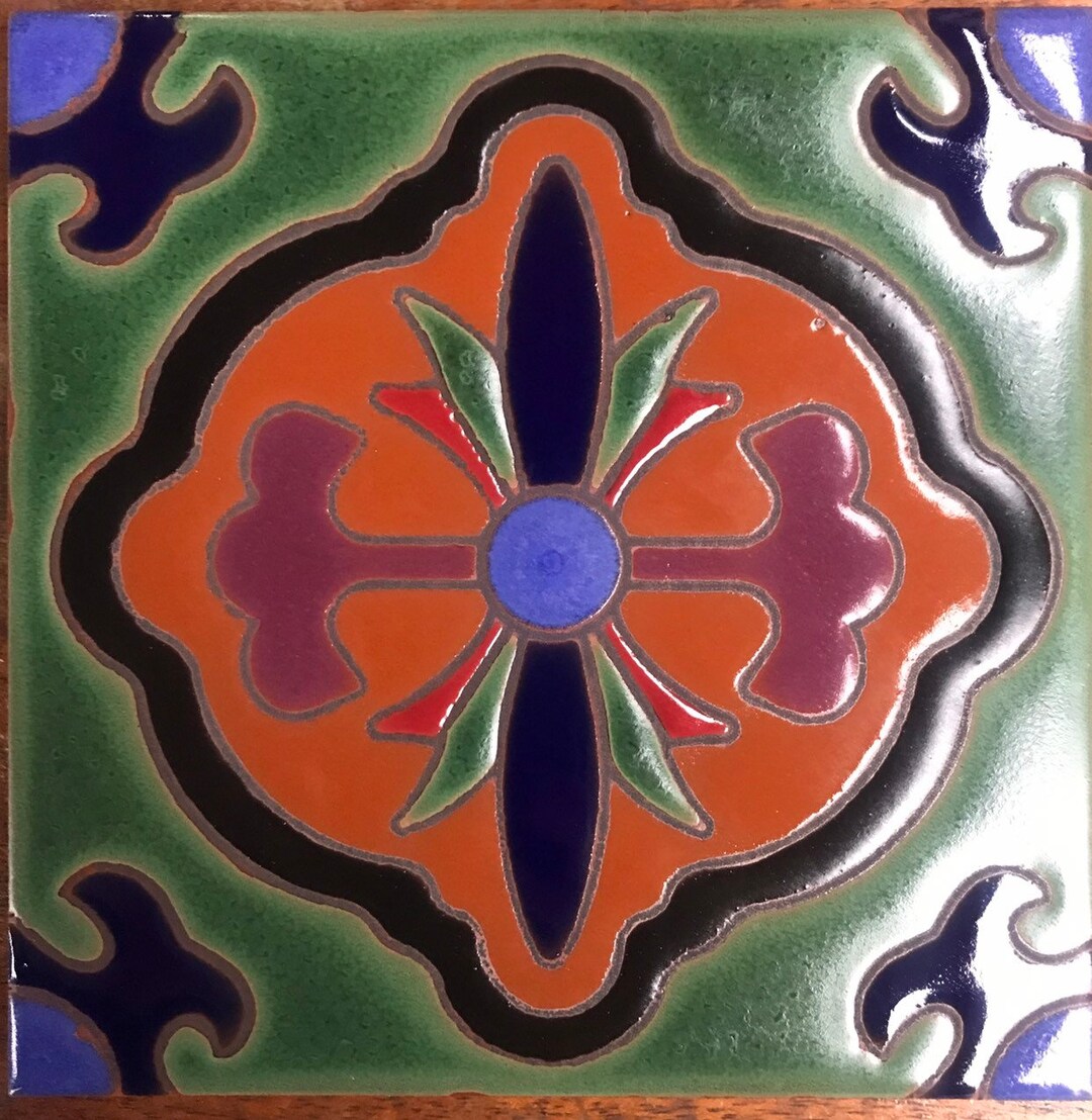 Hand Painted Decorative Tile. Perfect for Pools Stair Risers - Etsy