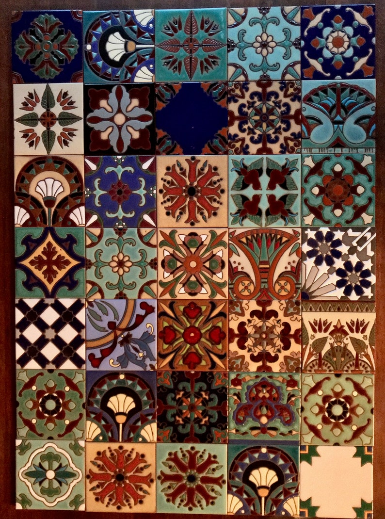 The 6x6 Tile SAMPLER MIX 20 Pieces of Gorgeous Mixed Patterns | Etsy Canada