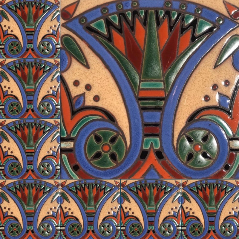 Art Deco Tile - Etsy