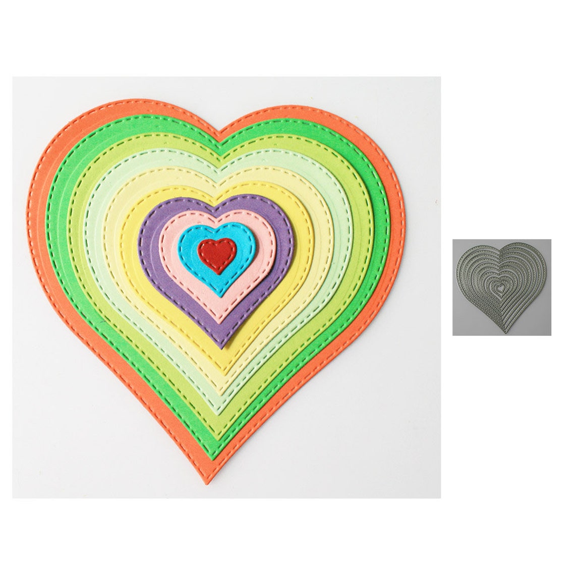 Heart Metal Cutting Diepaper Craft Cutting Die - Etsy