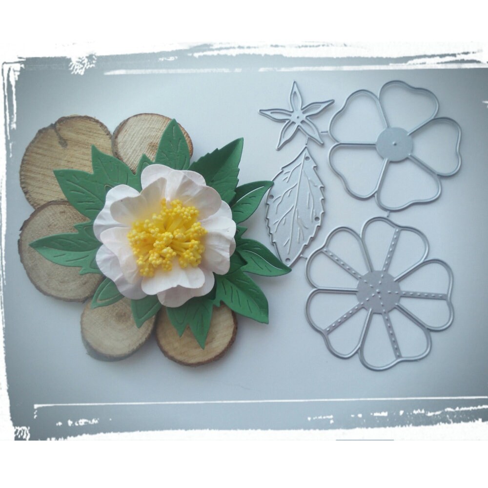 New Flower Die Set, Card Making, Paper Crafting, Scrapbooking, Die ...