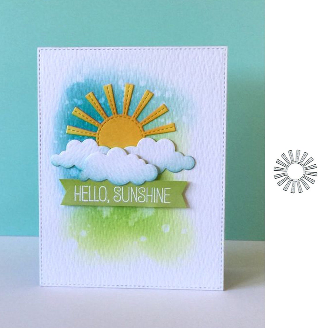 Sun Shape Die Set Card Making Paper Crafting Scrapbooking - Etsy