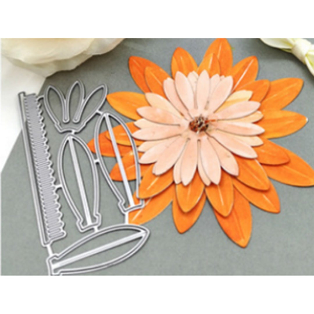 Flower Petals Die Cuts,paper Craft Cutting Die, Stencil,scrapbooking ...