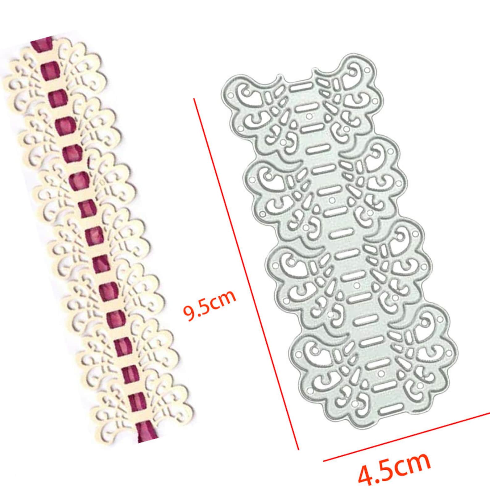 Lace Edge Metal Cutting Die,paper Craft Cutting Die, Stencil ...