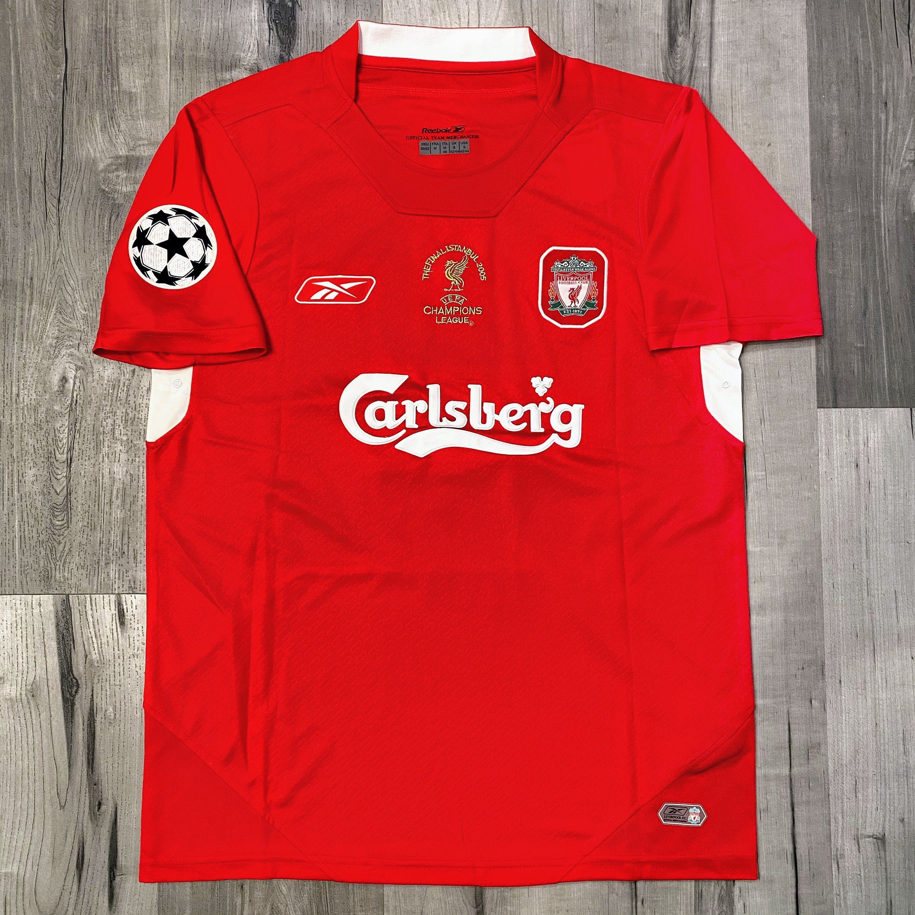 2005 Liverpool Champions league GERRARD retro kit classic 04 | Etsy