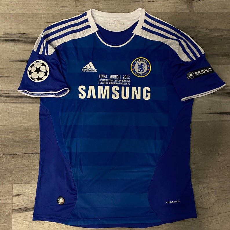 Didier Drogba Chelsea Retro Soccer Jersey 2011-2012 Champions | Etsy