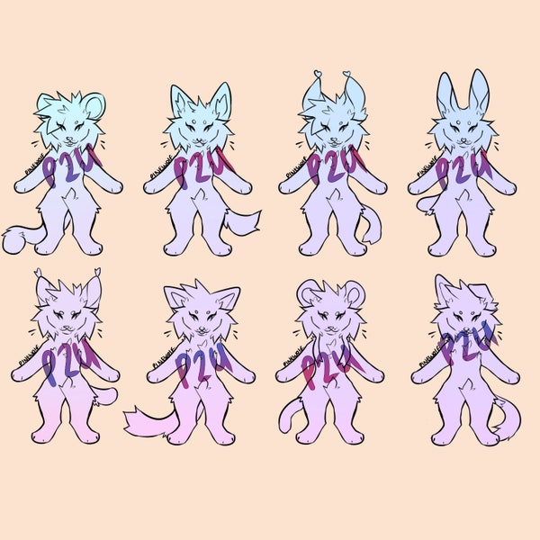 Furry Base Bunny - Etsy