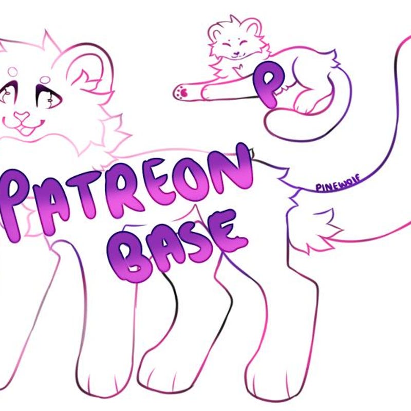 Warrior Cats Cat Base - Etsy