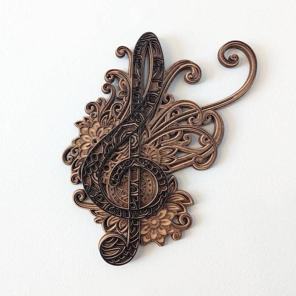 Treble Clef Art - Etsy