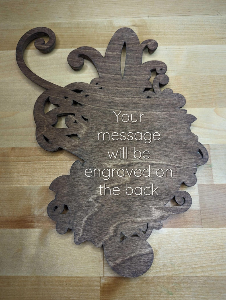 Personalized Wooden Treble Clef Wall Art – A Unique Gift for a Musician ...