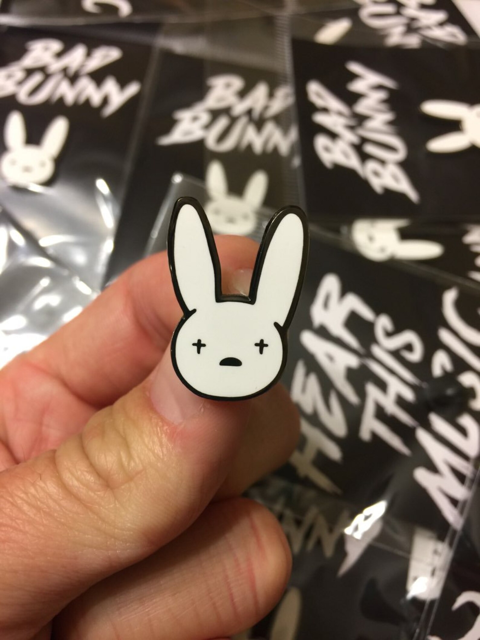 Bad Bunny Enamel Pin YHLQMDLG Pin Hard Enamel Pin Cute | Etsy