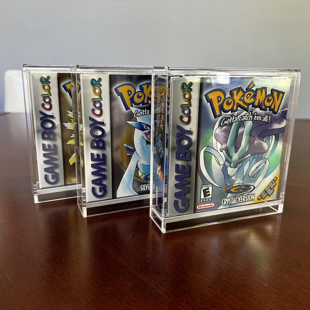 Game Boy Acrylic Display Case GBA Case - Game Storage Display Case Box ...