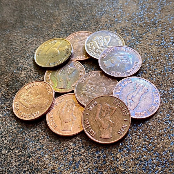 Nude Lady Coin - Etsy
