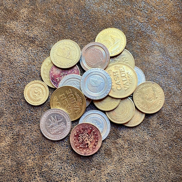 Vintage Arcade Tokens - Etsy