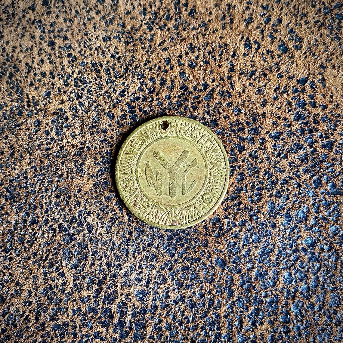 New York Subway Token NYC Transit Token Quarter Size Solid - Etsy