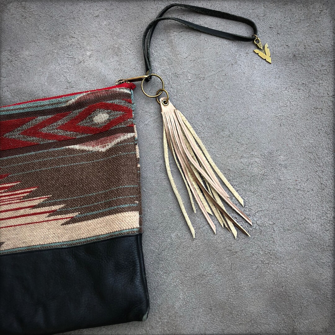 Bag Clip, Western Bag, Key Chain Tassel, Bohemian Leather, Boho Purse ...