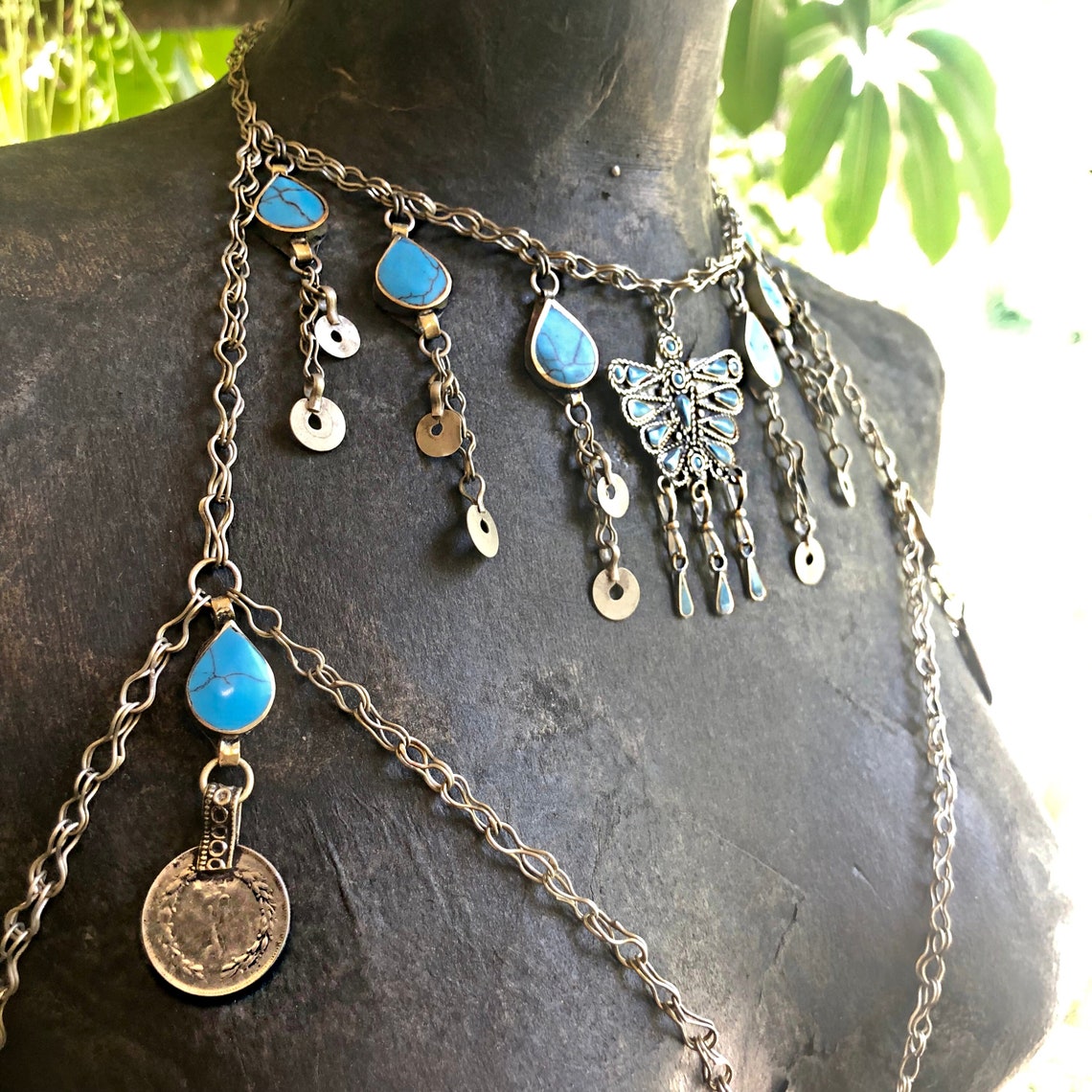 Bohochic Jewelry Boudoir Photo Bikini Jewelry Statement | Etsy