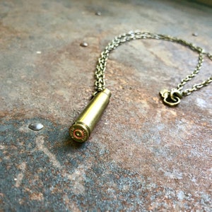Bullet Necklace, Recycled Bullet, Necklace for Boyfriend, Reclaimed ...