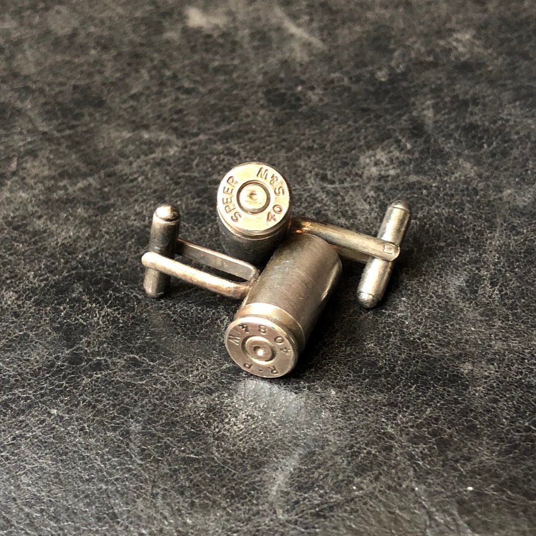 Cuff Links for Wedding, 357, 40 Caliber, Bullet Cufflinks, Cuff Links ...