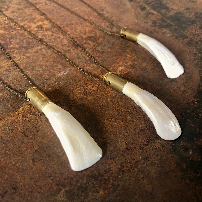 Tooth Necklace Buffalo Necklace Animal Tooth Buffalo Tooth - Etsy