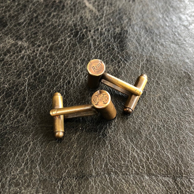 Bullet Cufflinks 22 Caliber Bullet Cuff Links Brass - Etsy