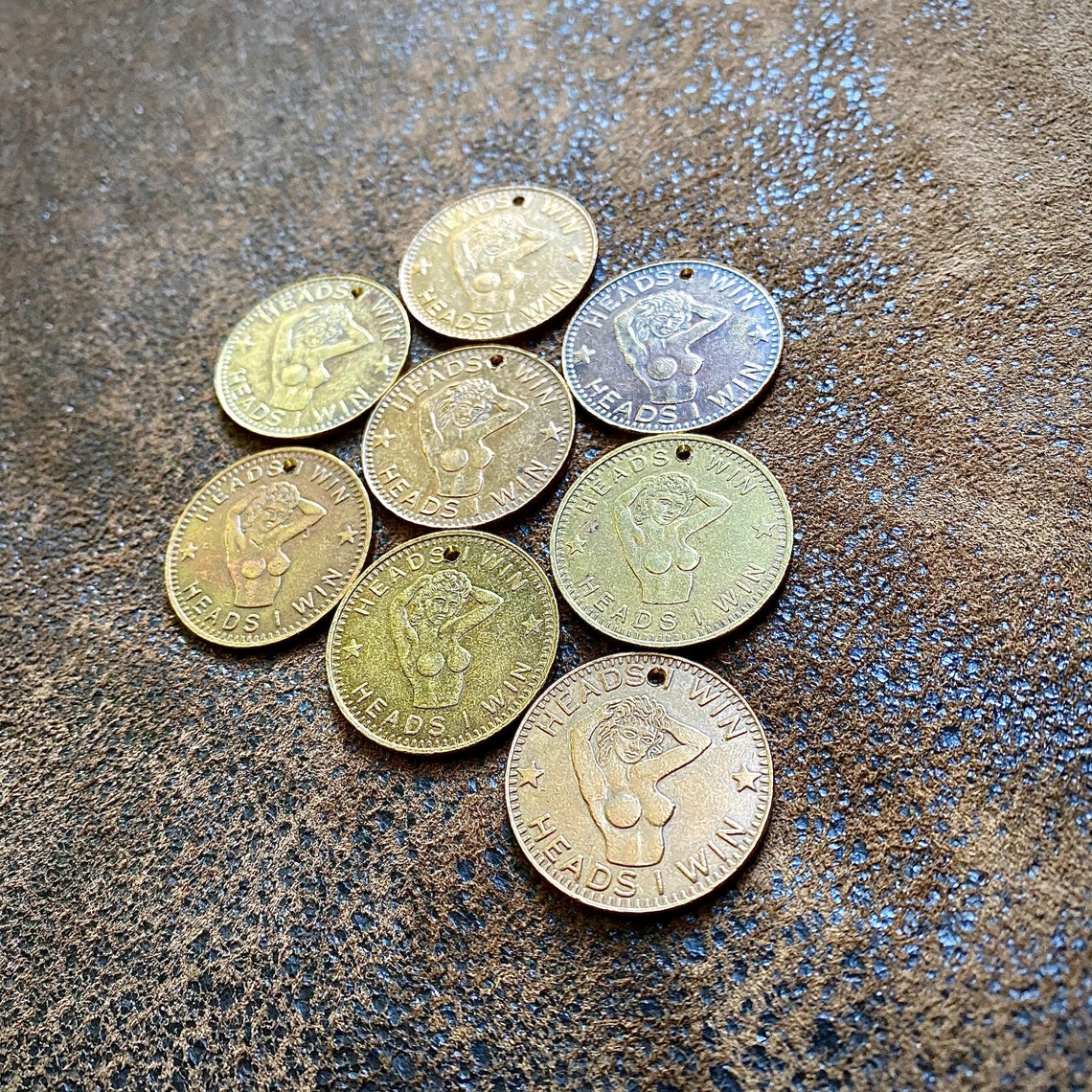 Vintage Erotic Coin, Heads I Win, Tails You Lose, Flipping Coin, Adult ...