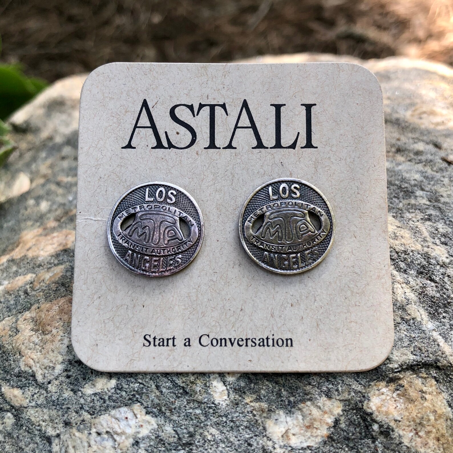 Los Angeles Metro Token Cuff Links for Men Groomsmen Wedding | Etsy