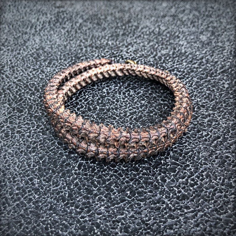 Bracelet Double Wrap Snake Bracelet Bone Bracelet Snake | Etsy